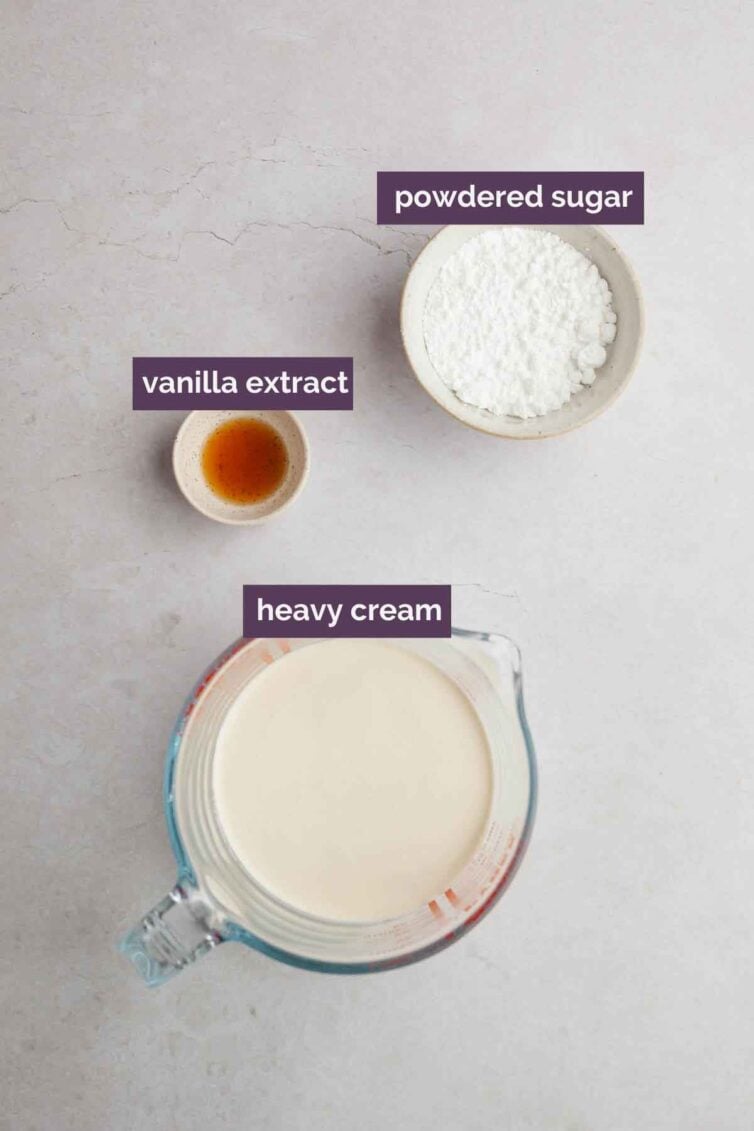 Homemade Whipped Cream - Brown Eyed Baker